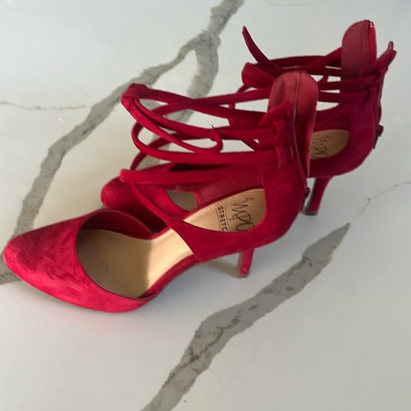 Impo | Shoes | Red Strappy Heels | Poshmark